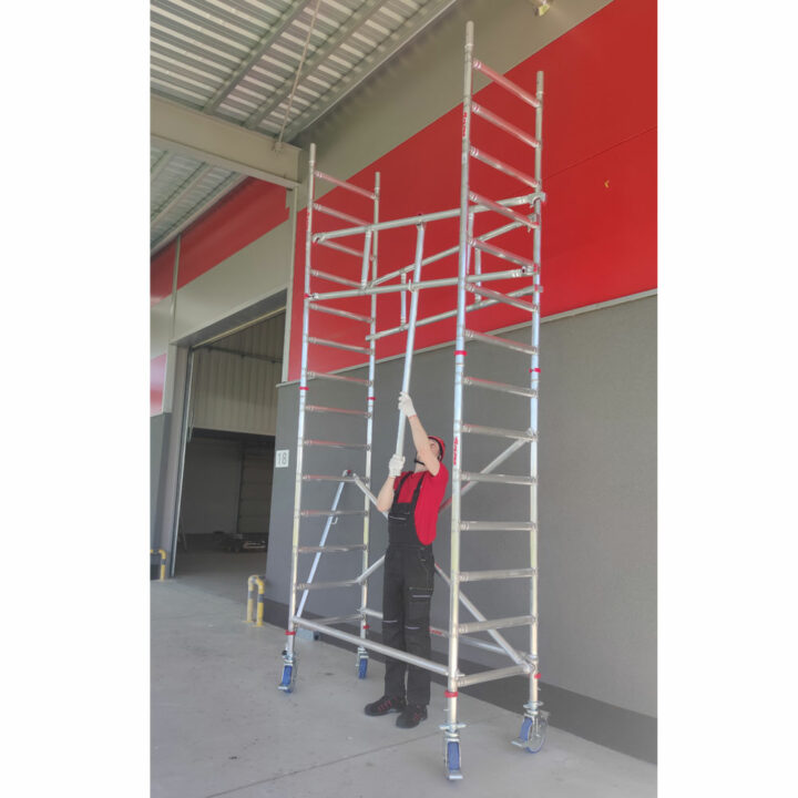 SCAFFOLD TOWER TOP SYSTEM WITH STAIRS 135×180 cm - Faraone